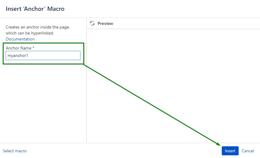 Solved: Insert an Anchor