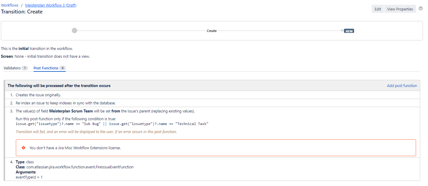 Solved: Jira Misc Workflow Extension not executing post-fu...