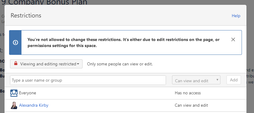 Issue editing page even though I have access to ed...