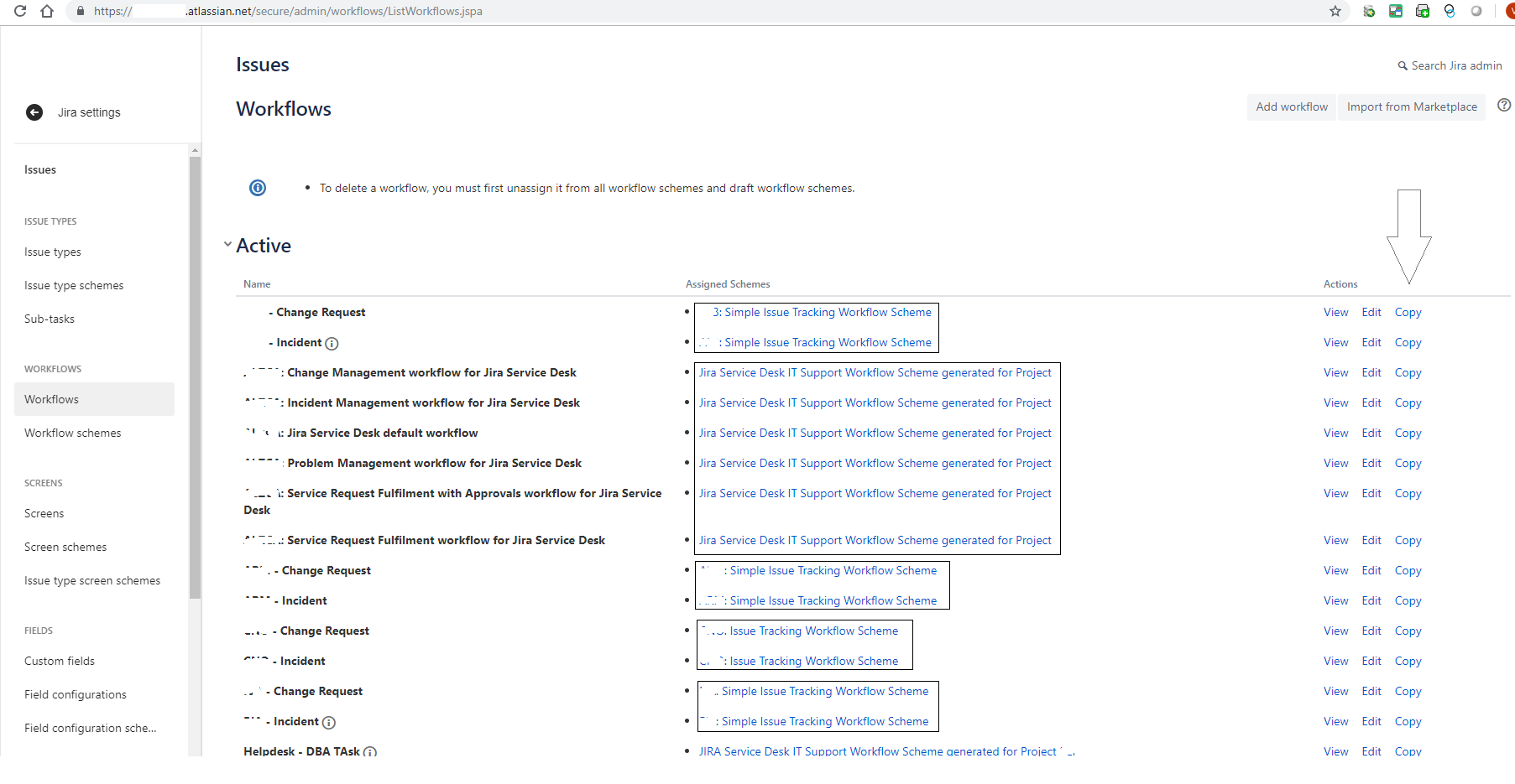 Solved: Updated all workflows in JIRA
