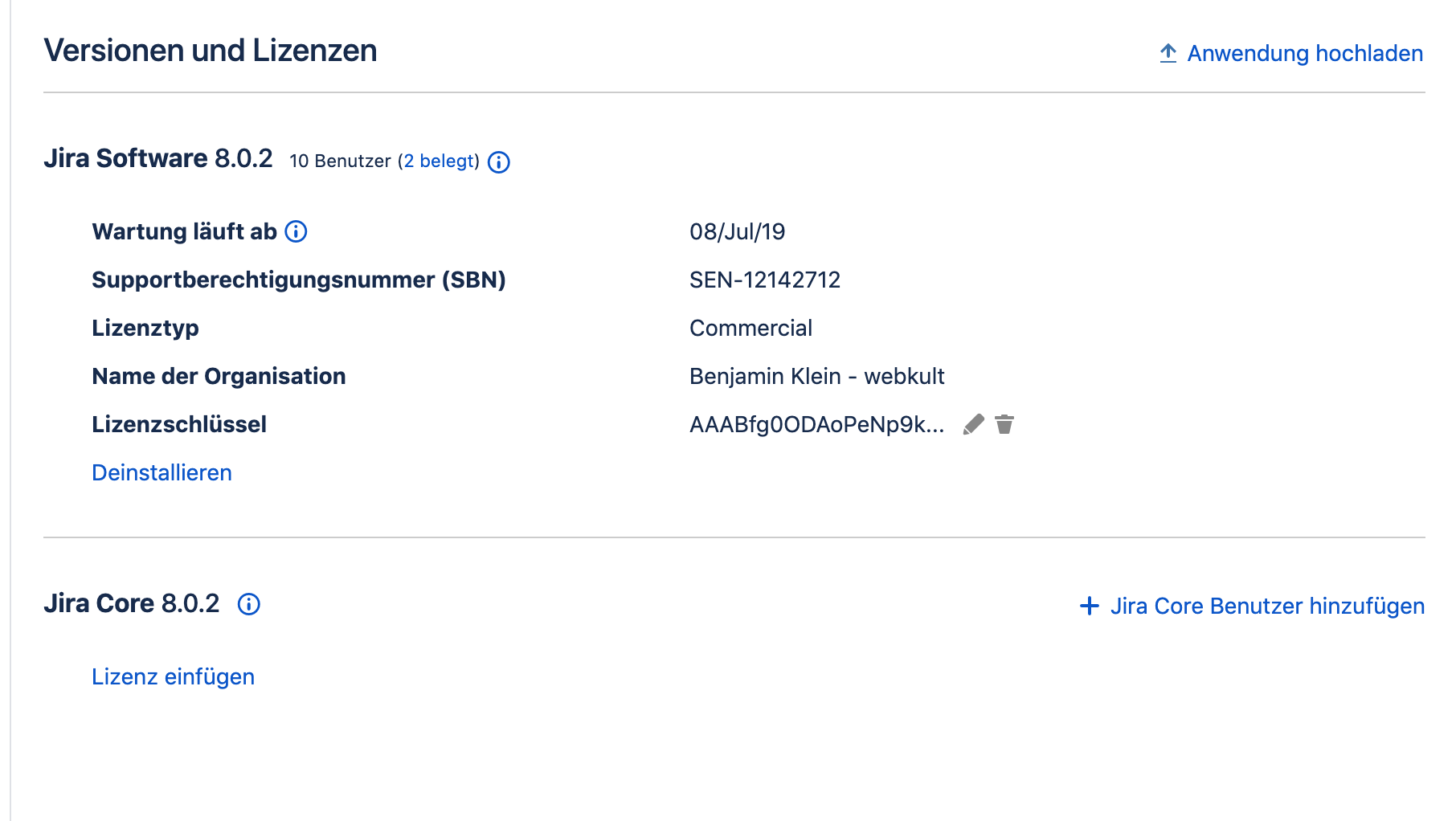 Missing all Jira Software presets