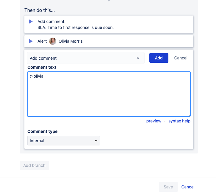 Solved: Automation: How to @mention user in Add Comment ac...