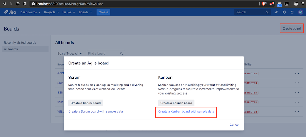 Bug at status-transition in board with safari