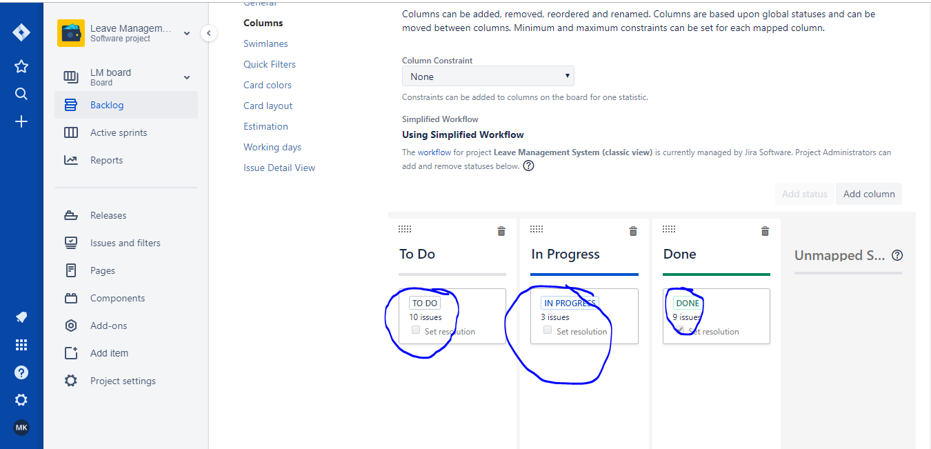 Move all backlog history from nextgen template to ...