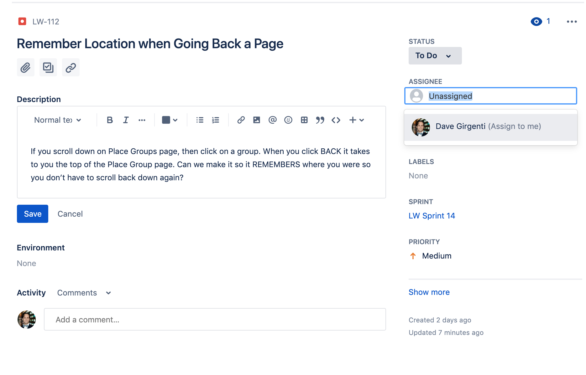 Solved: The Description Field is not longer working