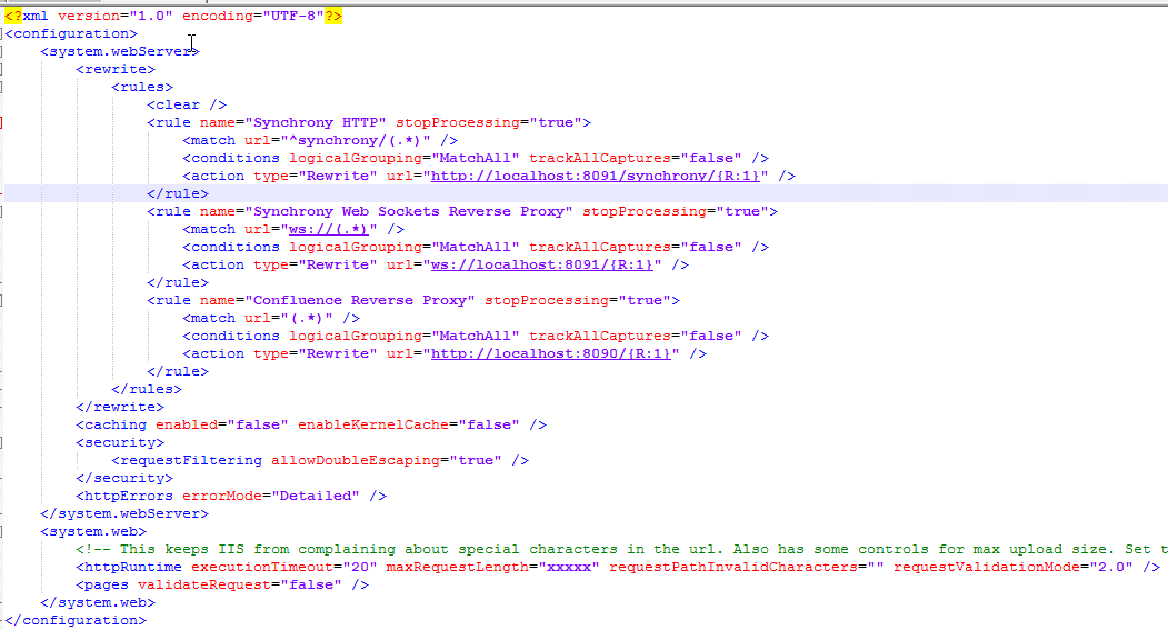 Need help with setting up Confluence and IIS Rever... Need help with setting up Confluence and IIS Rever...