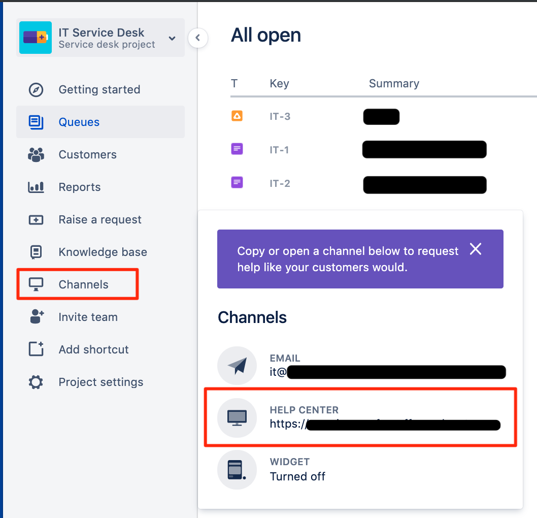 Where are the customer portal links?