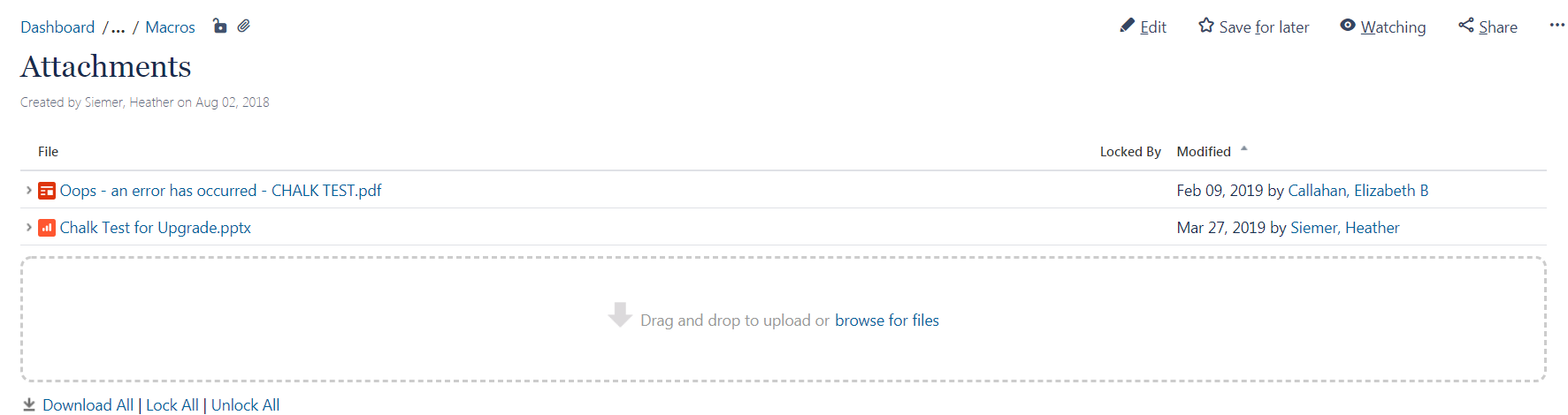 Is there a macro that can allow users to insert a ...