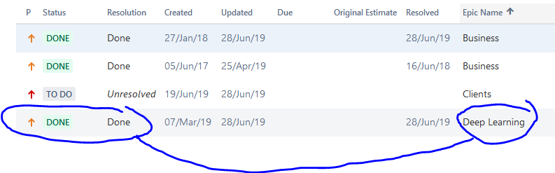 How to get sidebar's EPIC LINK to not show all res...