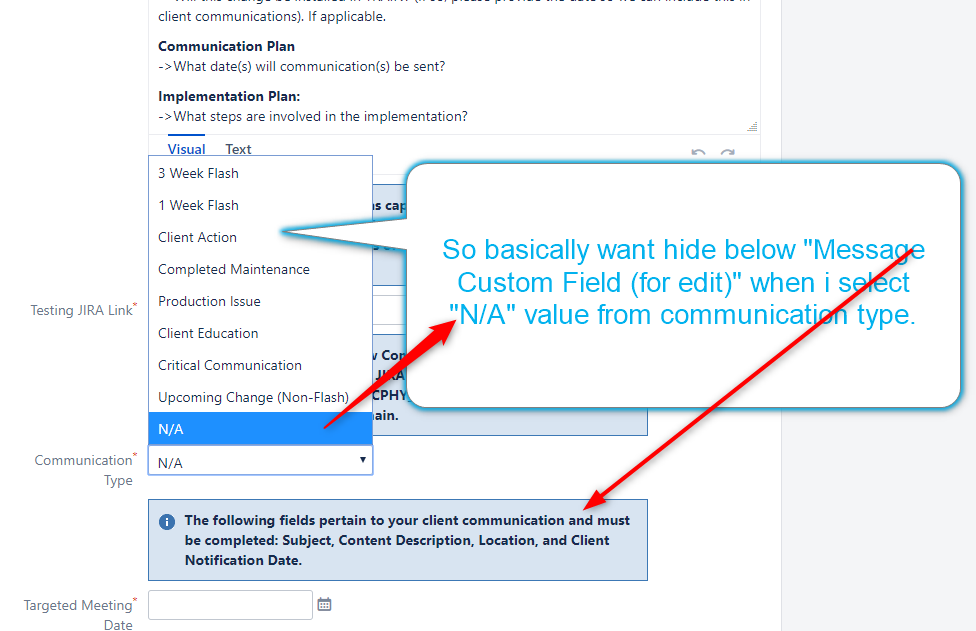 How to hide "Message Custom Field (for edit)" usin...