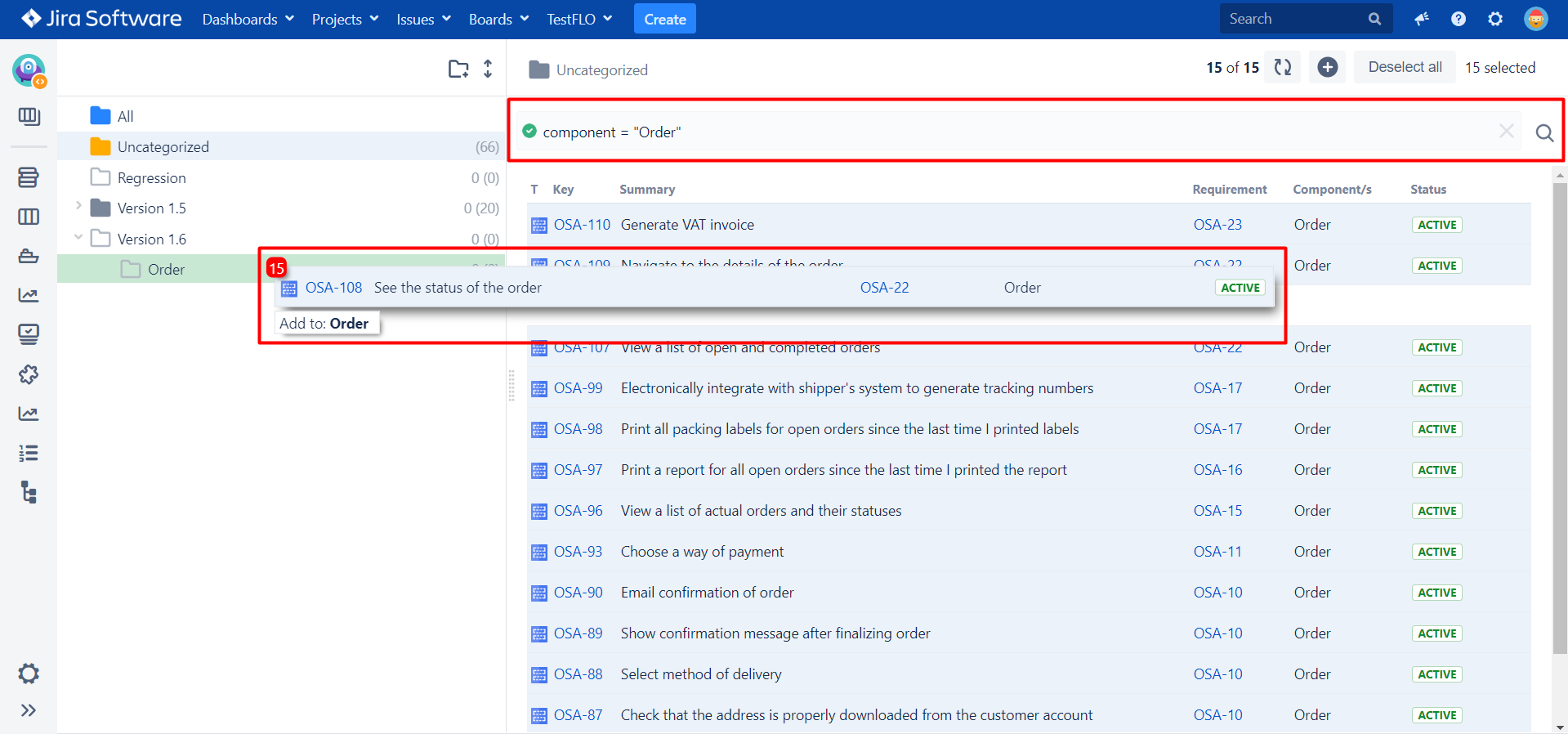 TestFLO - Organizing a test repository - Atlassian Community