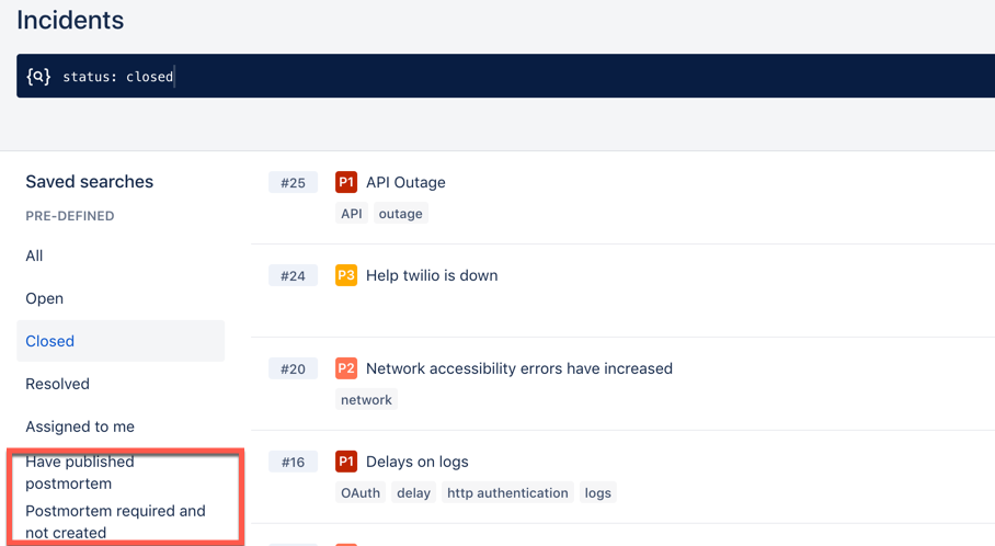 Opsgenie Post Mortem Reports - learn from every incident.