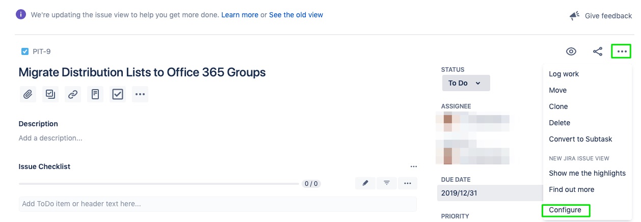 How to add a task to an epic?