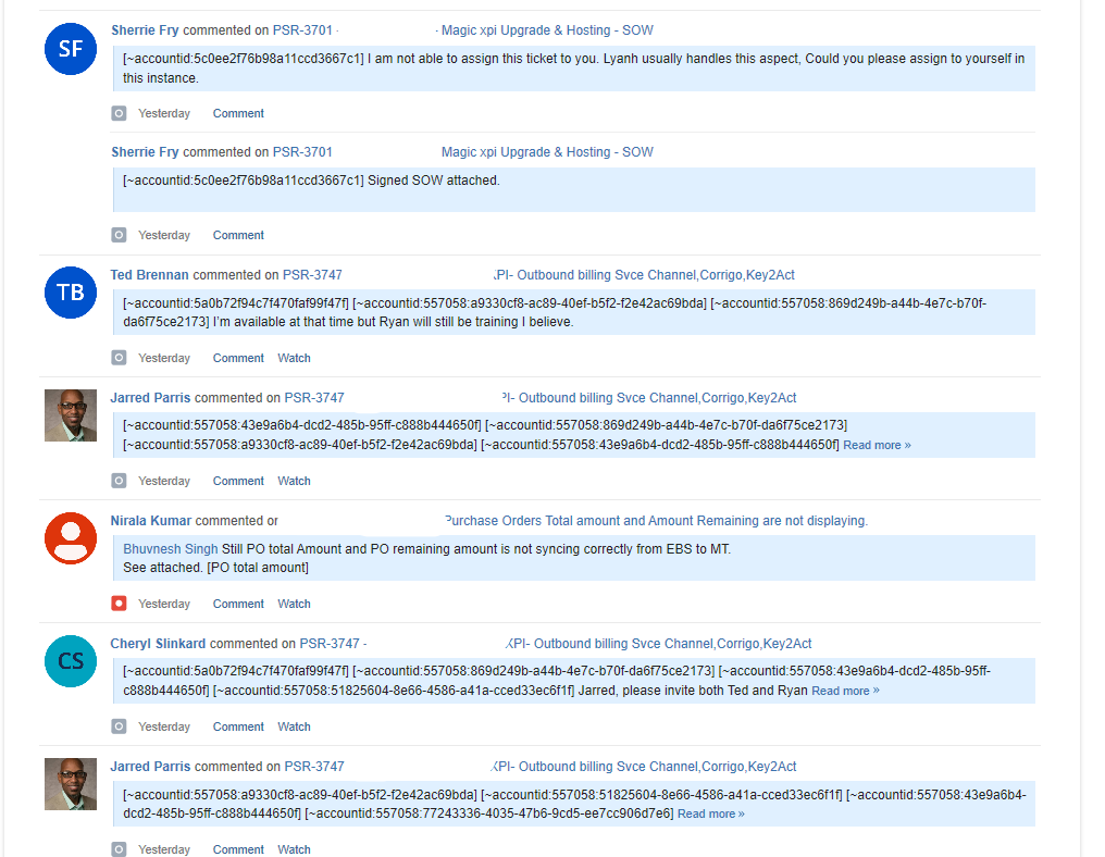 Solved: Jira Cloud comments the activity feed show as guid...