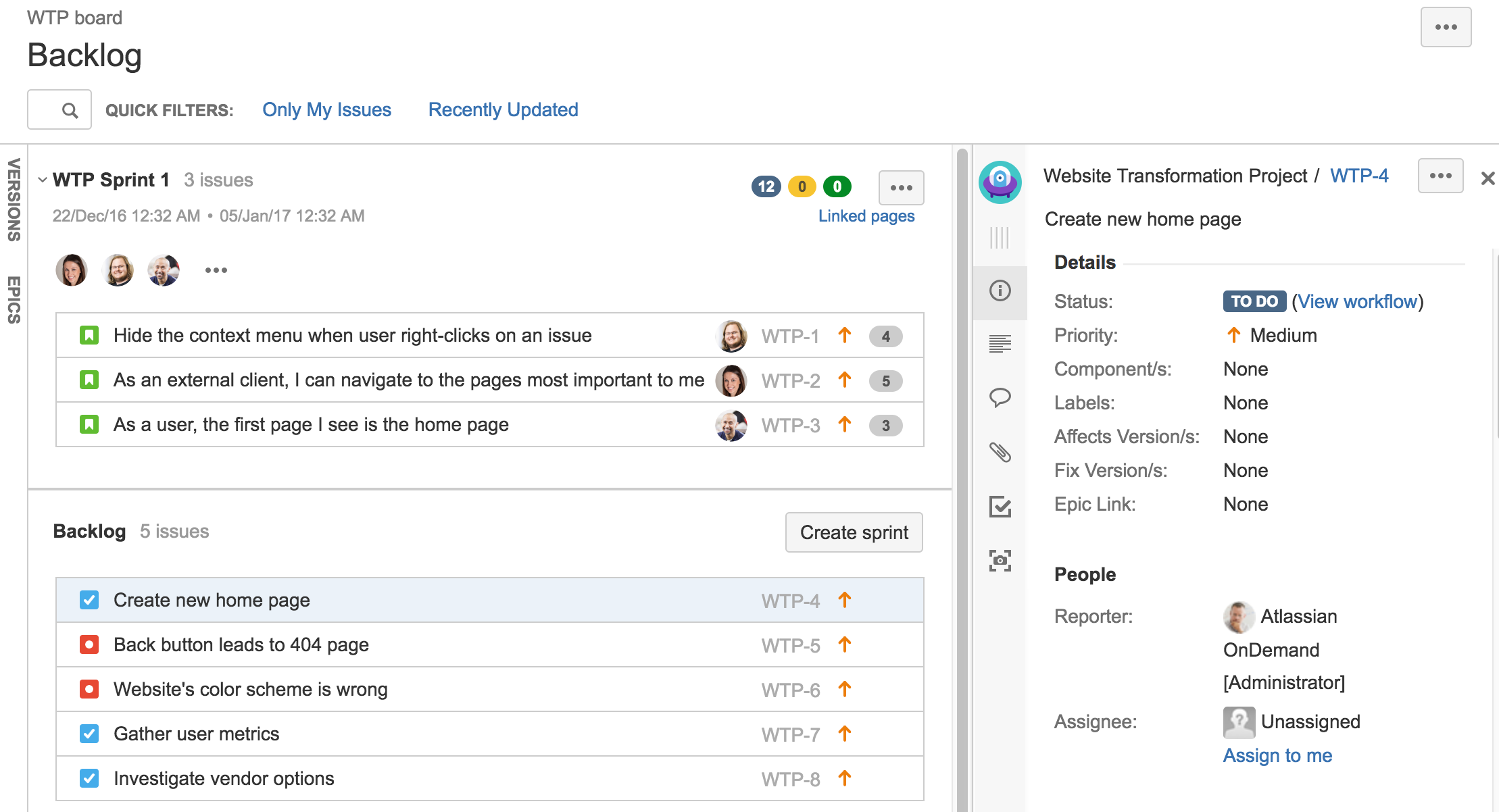 How to reorder card columns in backlog so that jir...