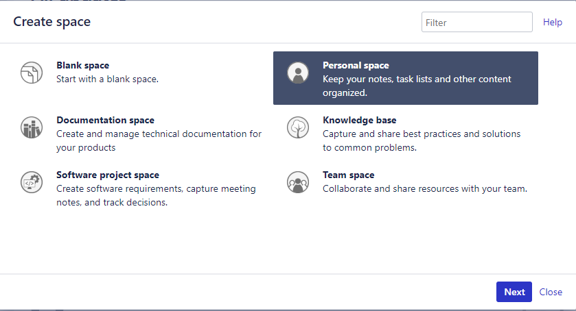 How do I create a personal space?