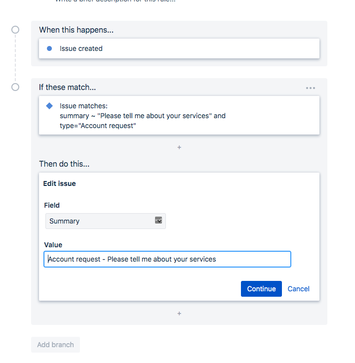 How to add text to a previously populated field us...