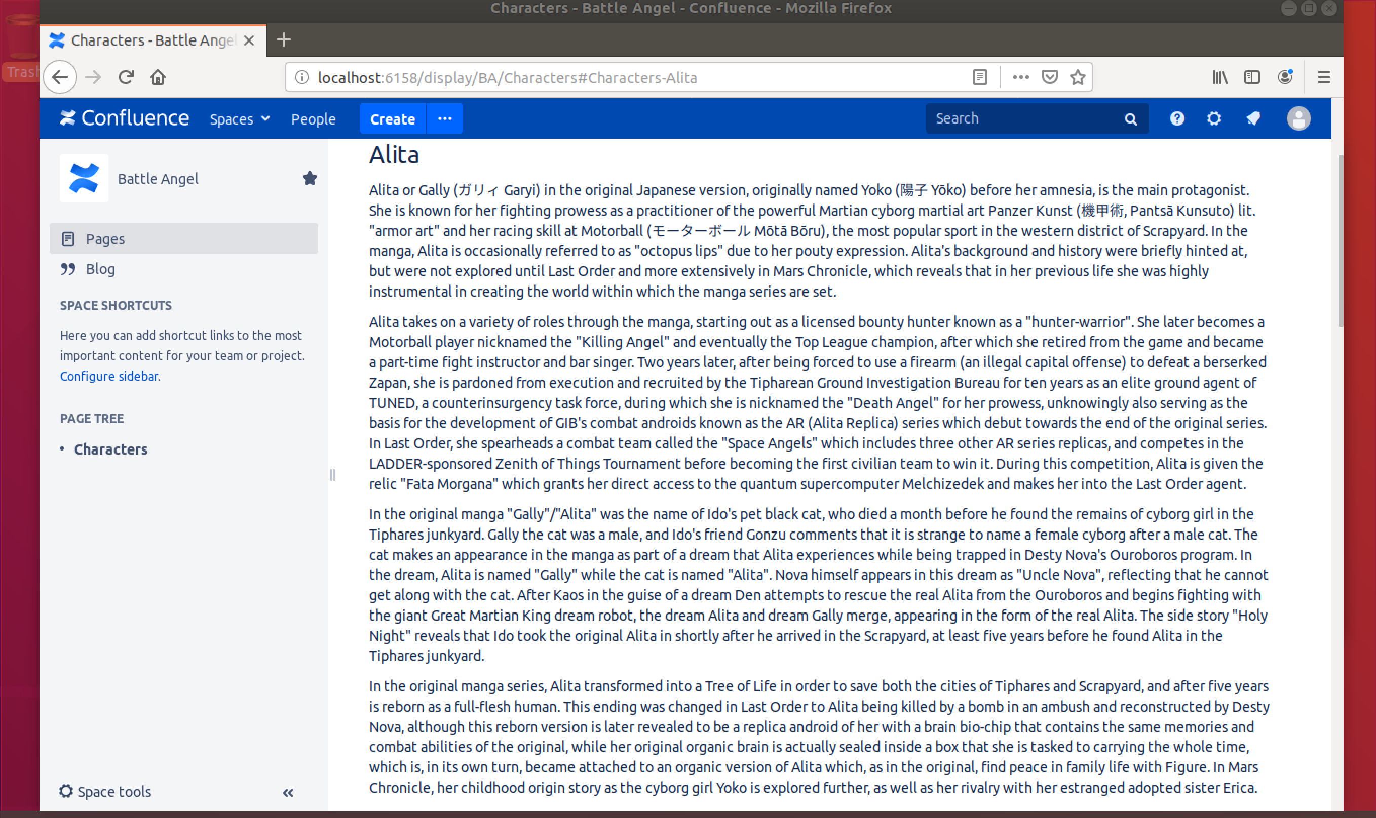 Solved: How do i modify where Table of Contents anchors to...