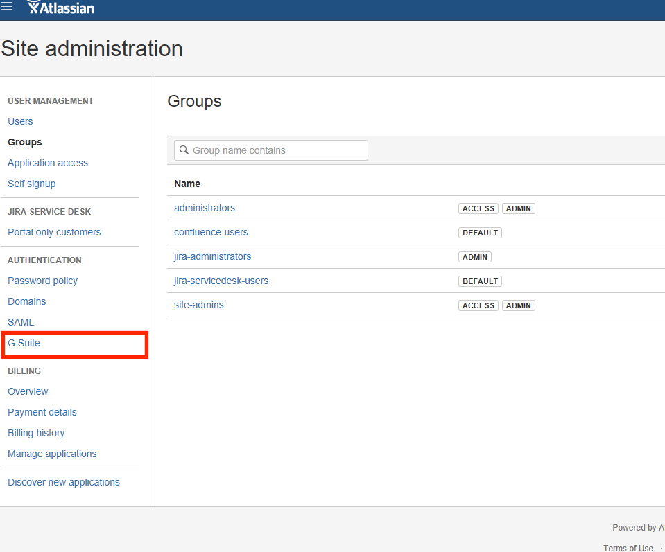 Import Group from G Suite