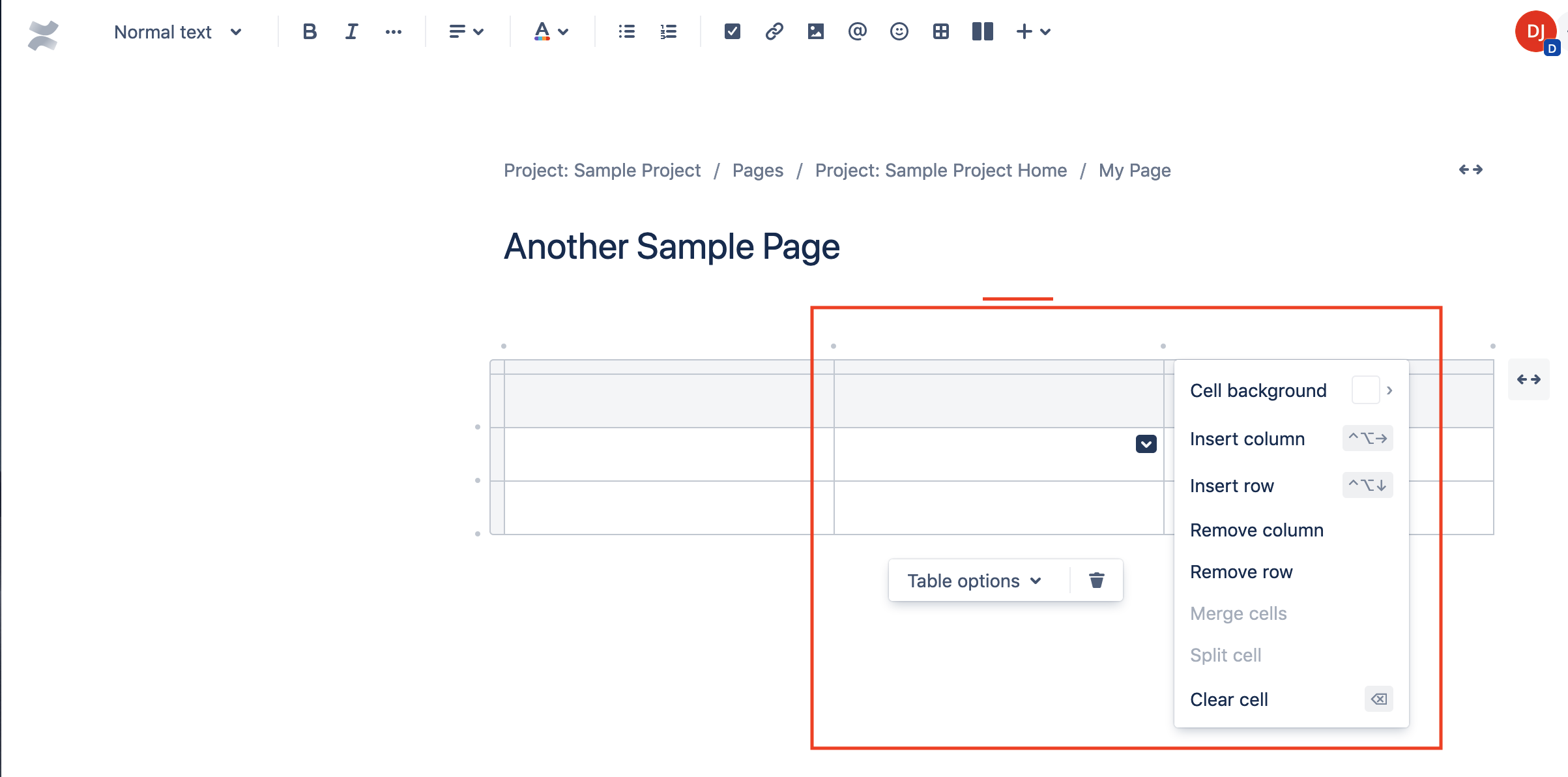 Solved: No table formatting tools in cloud editor?