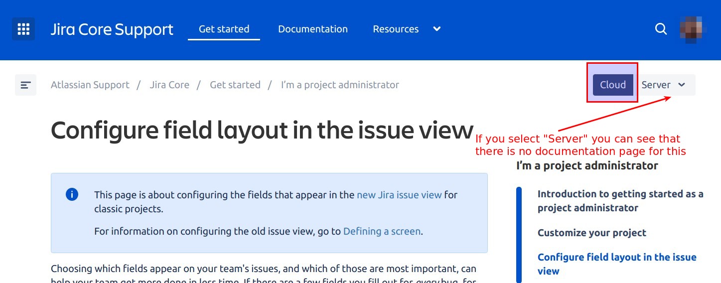 not getting issue layout option in project setting...