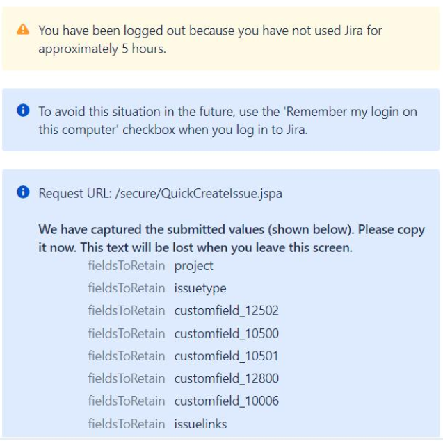 Fake log outs ...