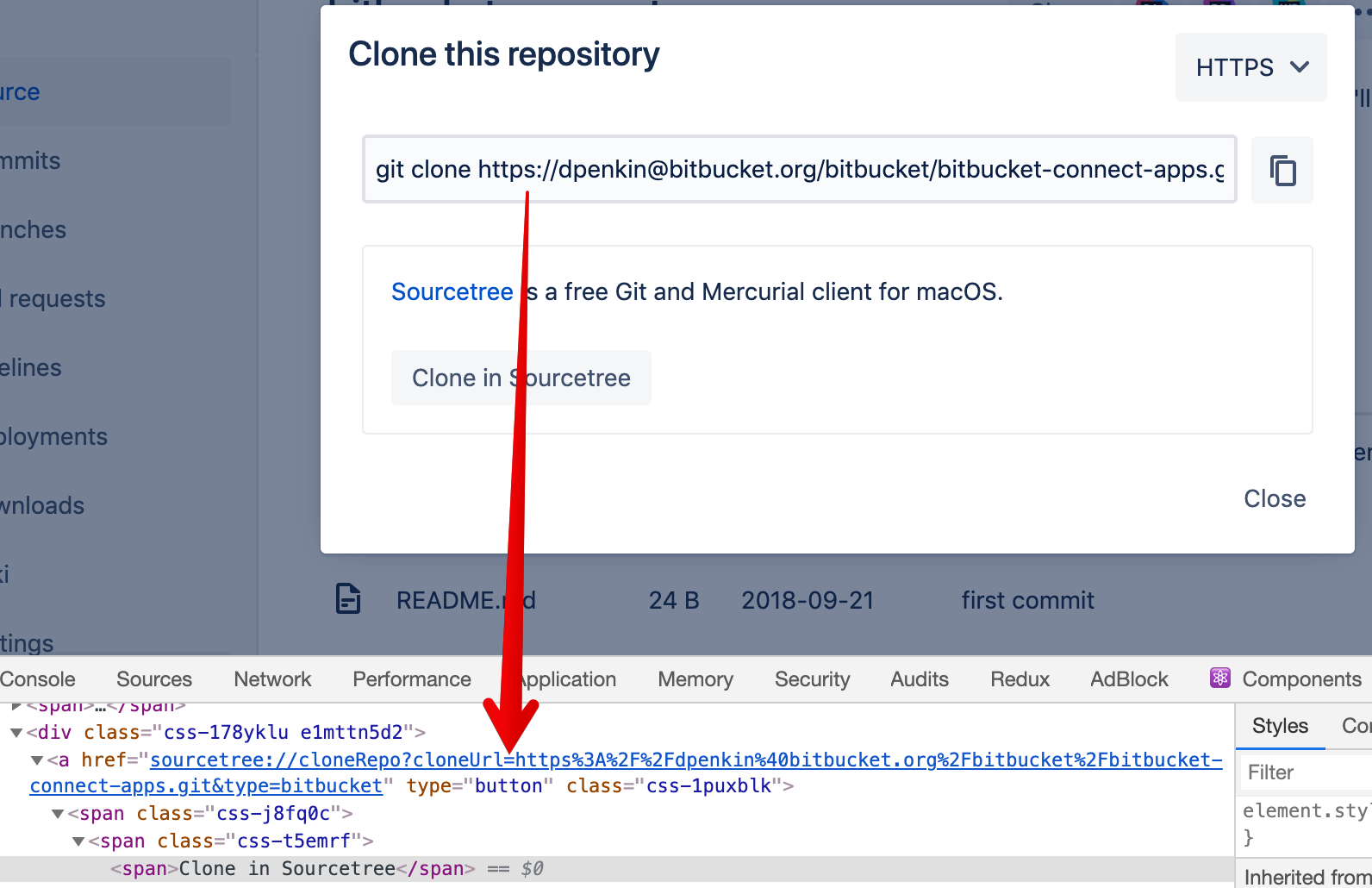 FORCE Bitbucket/Sourcetree to use HTTPS instead of...