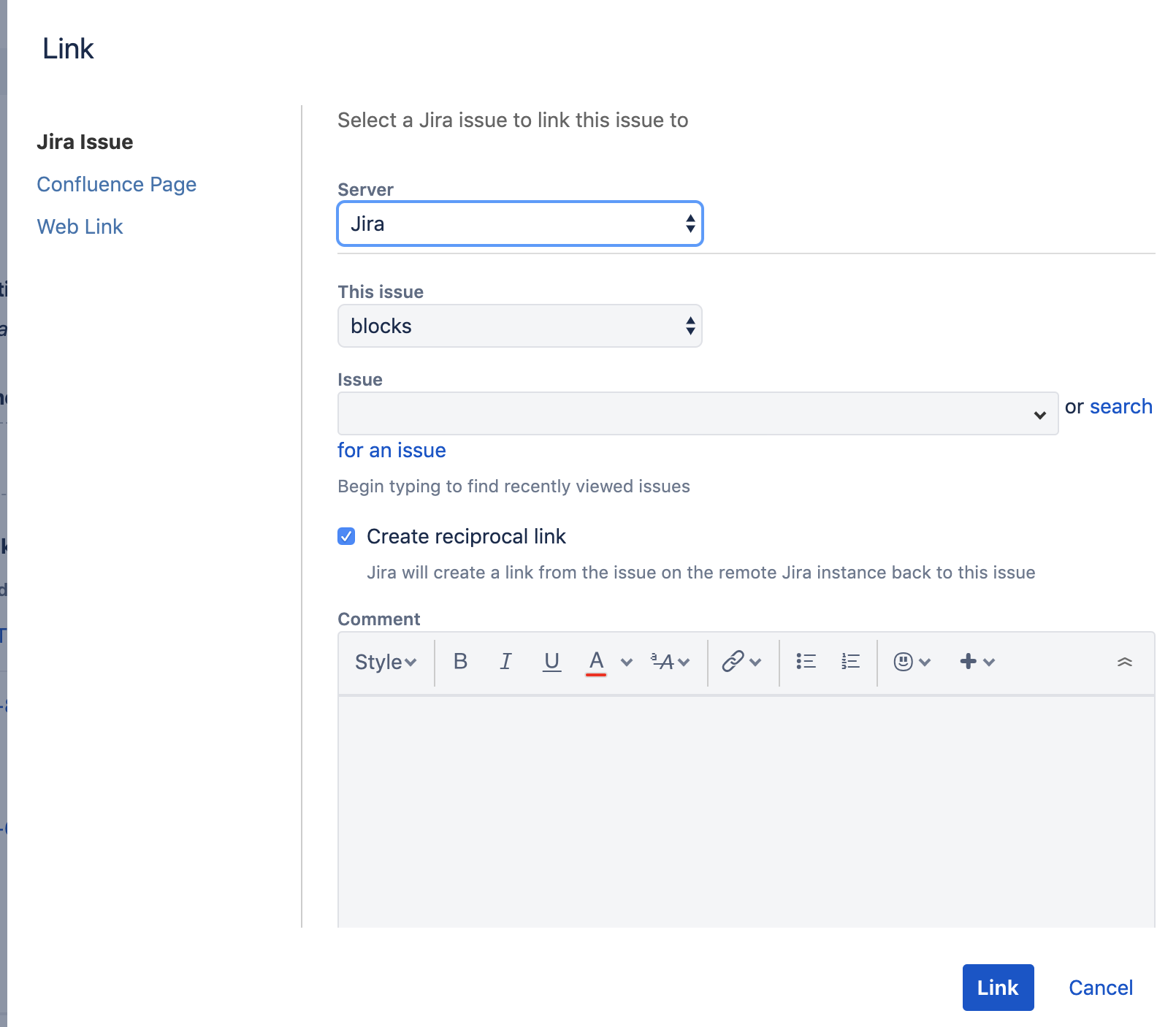 Solved: Linking JIRA issue to another JIRA