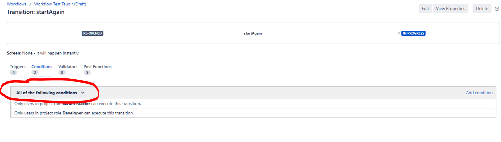 Solved: Assign multiple 'Project Roles' for workflow trans...