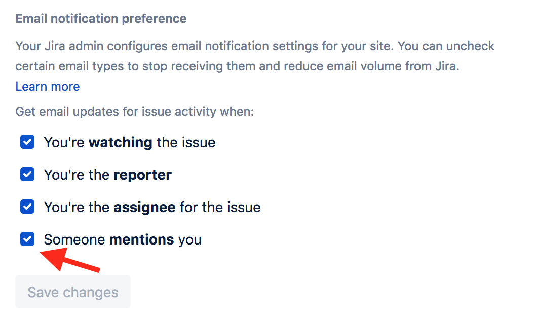 notifications or emails