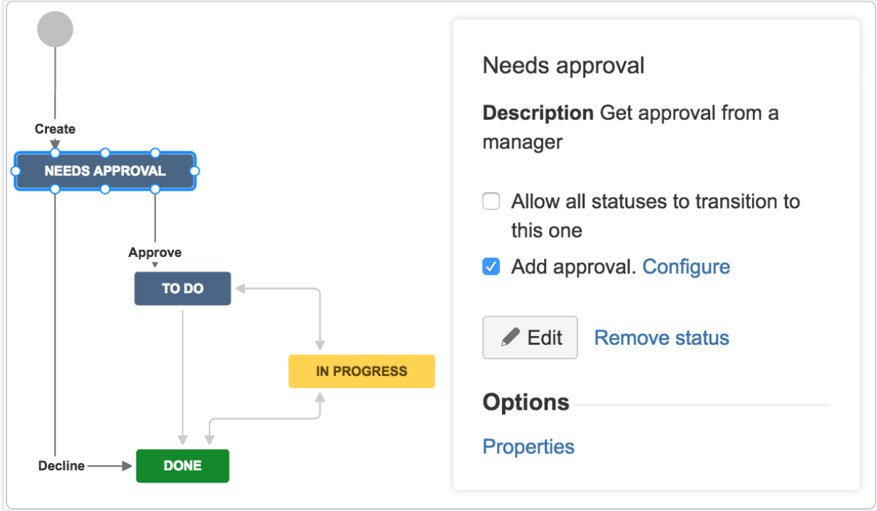 How can I establish an approver to my flow