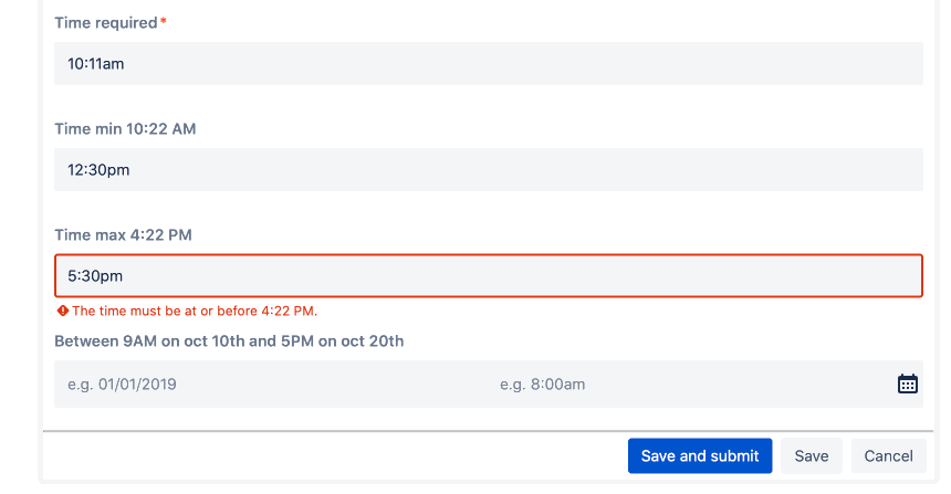 Solved: Proforma Forms Date/Time Issue
