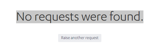 Solved: No requests were found.