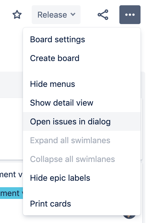 How to setup issues to open in a modal in classic ...