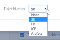 We will need a free form text field next to the pi...