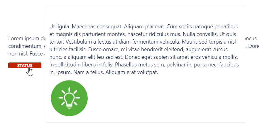 Solved: Hover over status Macro for preview of report