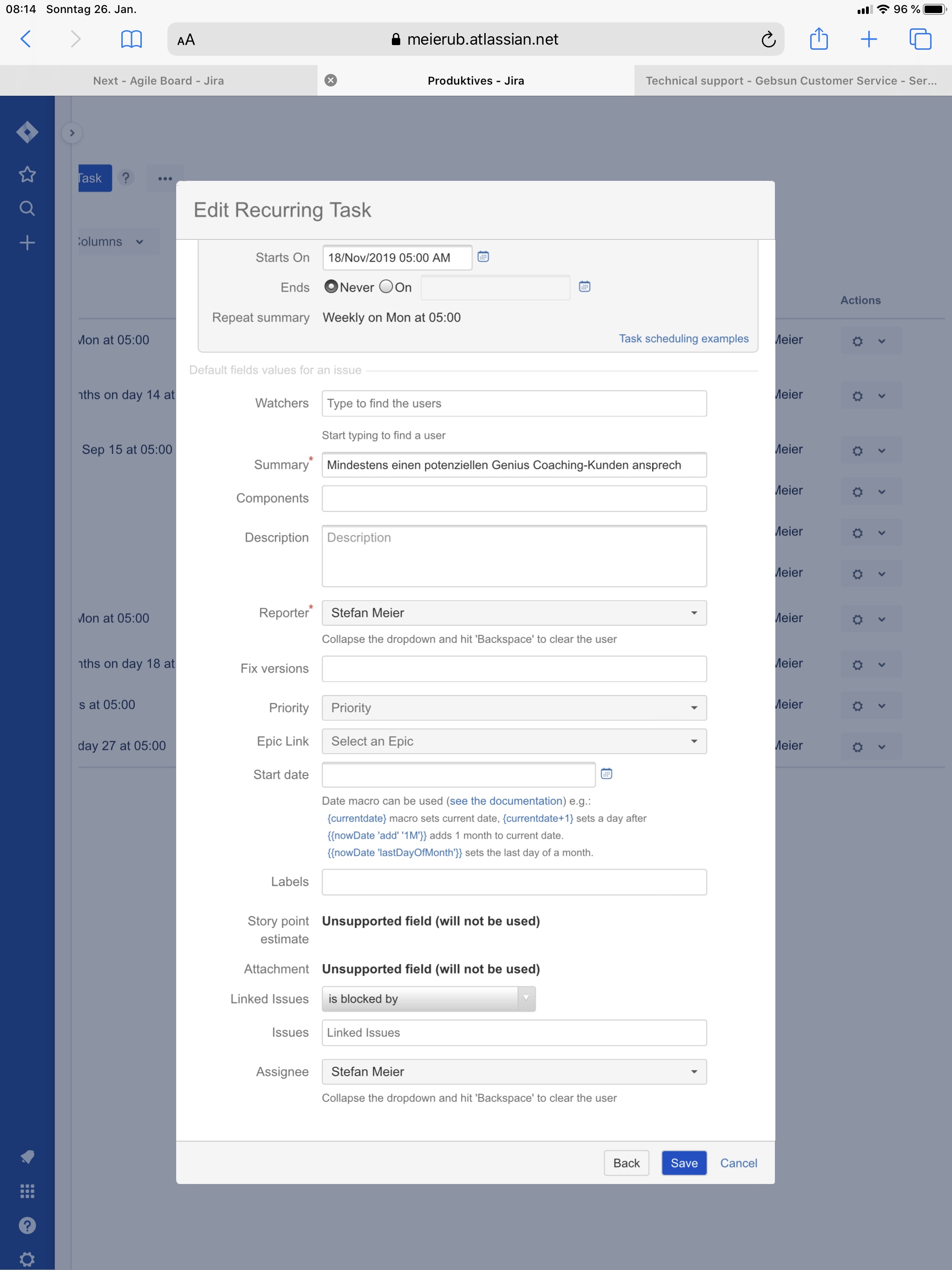 How can i unlock the Story Point estimate?