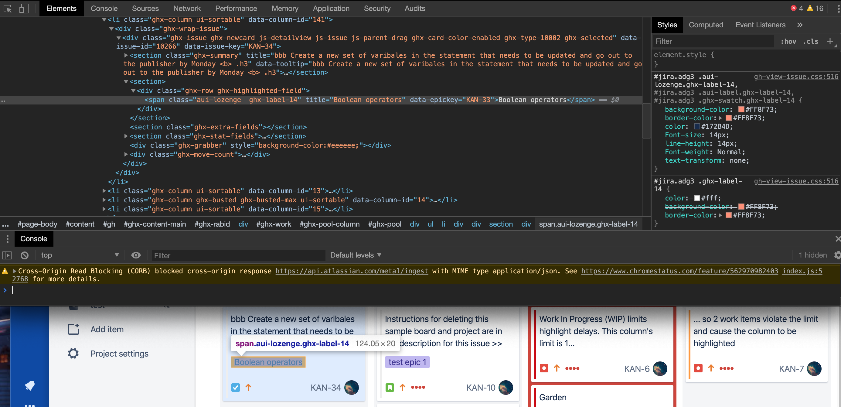 Solved: Epic Name is sometimes displayed with color around...