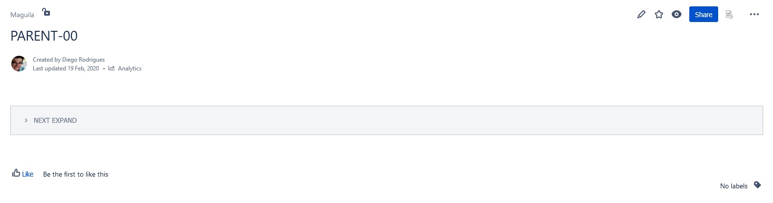 Solved: Formatting for the Expand macro