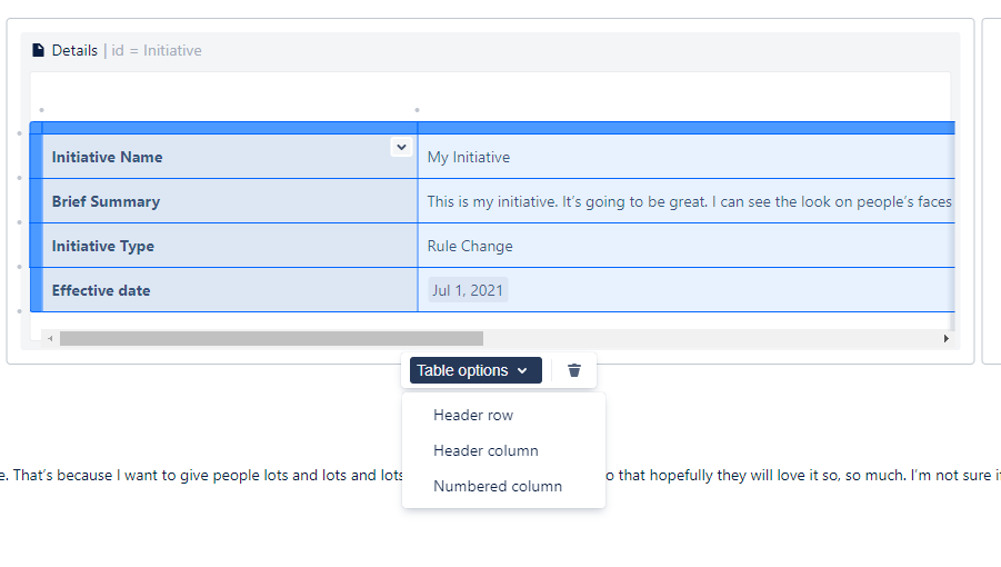 How can I create page with a fixed-width table on ...
