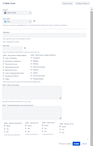Help with Changing Layout of Create Issue Screen