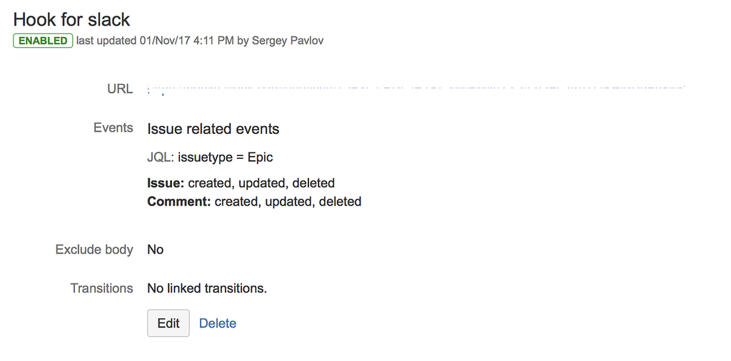 How to notify me when only epic issues was created...