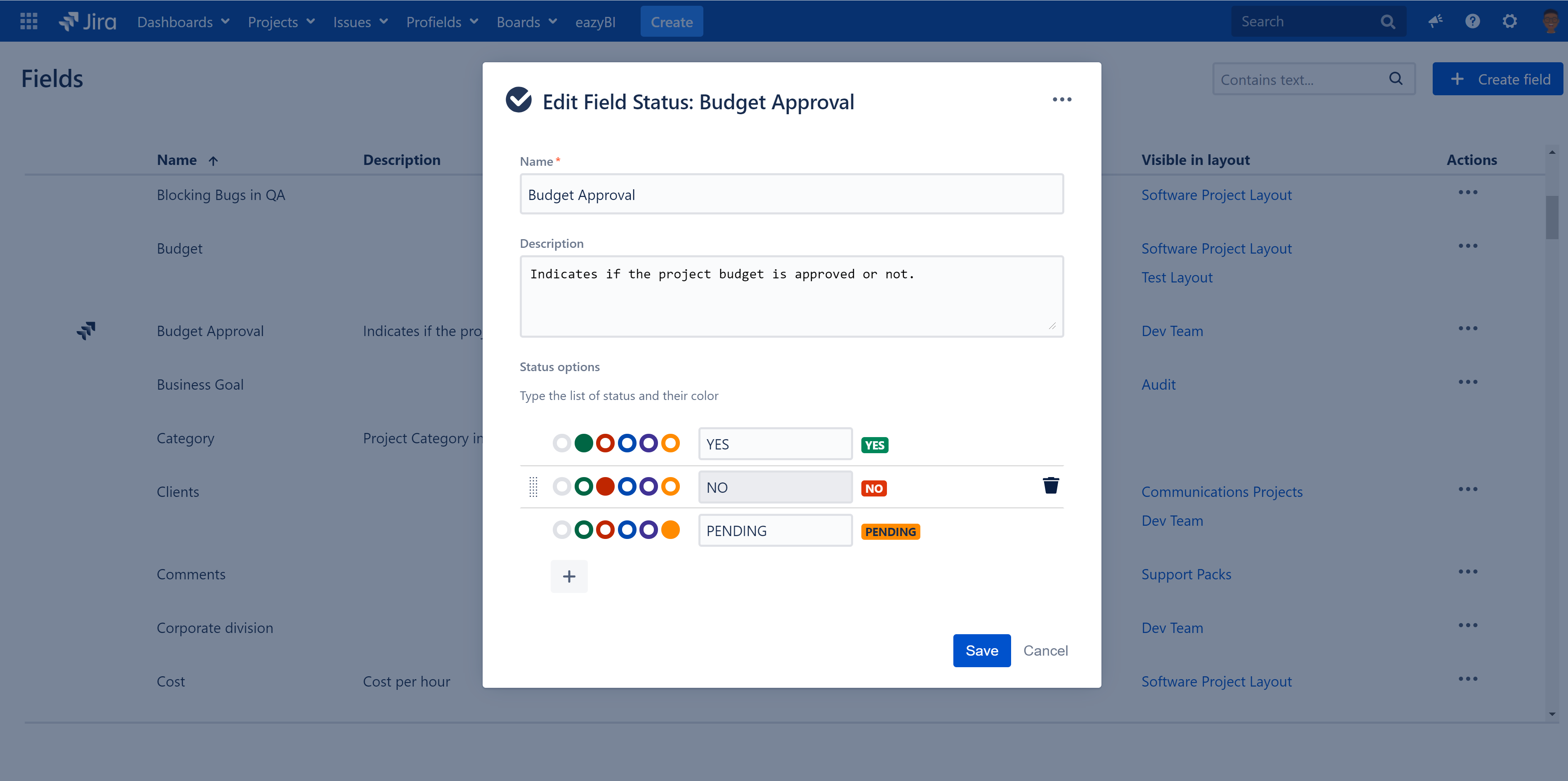 How to get jira custom project properties?