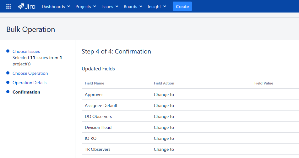 Problem with Bulk Edit