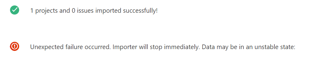 errors when importing CSV to JIRA service desk