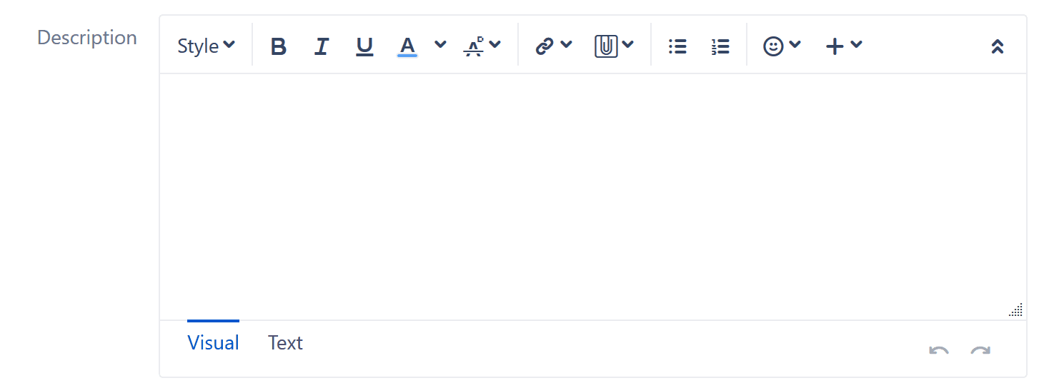 Horrizontal line breaks when using text editor