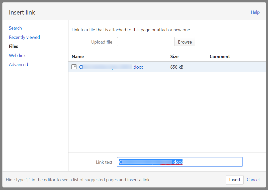How do you link directly to an attached file in a ...