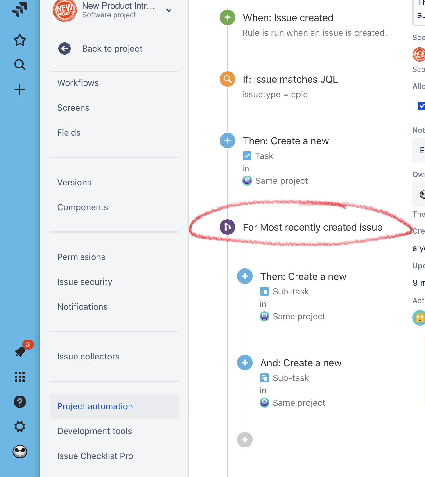 Create Task and sub task automatically
