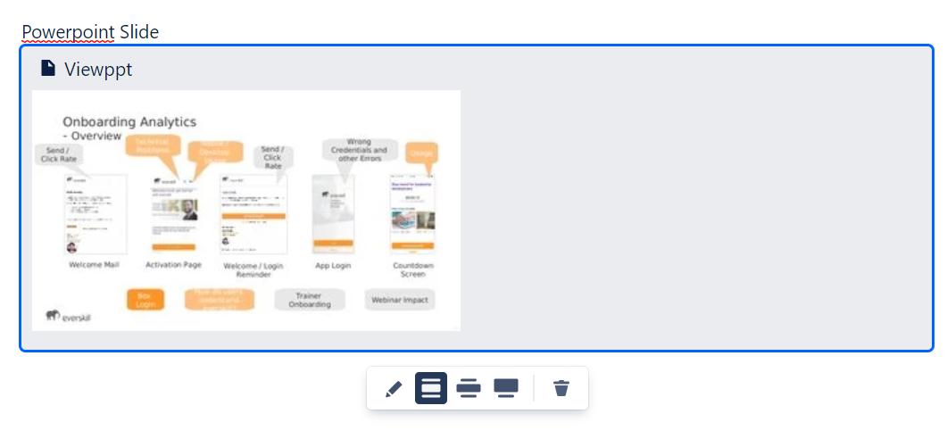 How do I embed a navigatable powerpoint slide show...