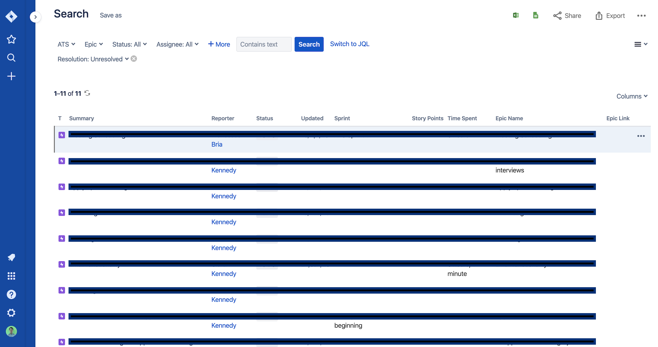 Solved: Cannot see epics in the epic column in the backlog...